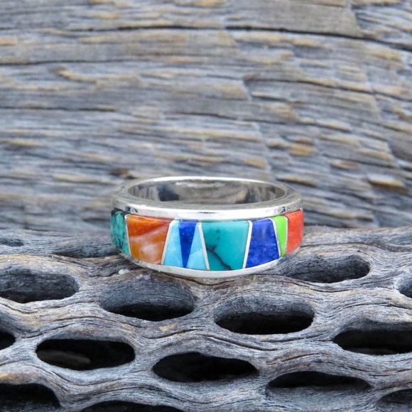 Native American | Accessories | Native American Turquoise Lapis Multi ...